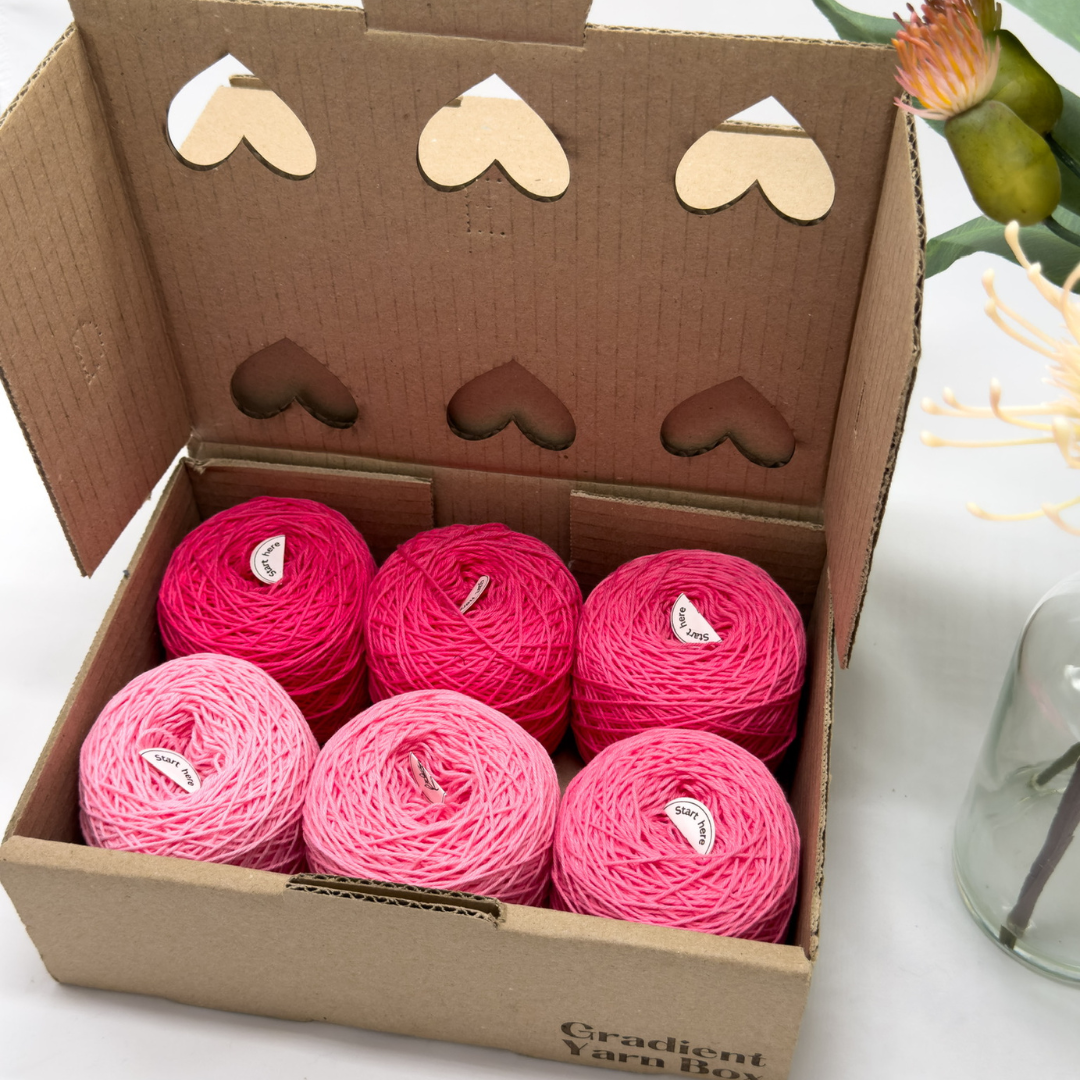 Watermelon Red Gradient Yarn Box – Yazzy's Yarn